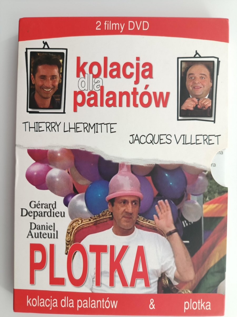 DVD. 2 FILMY. KOLACJA DLA PALANTÓW. PLOTKARA - Fabularne i seriale ...