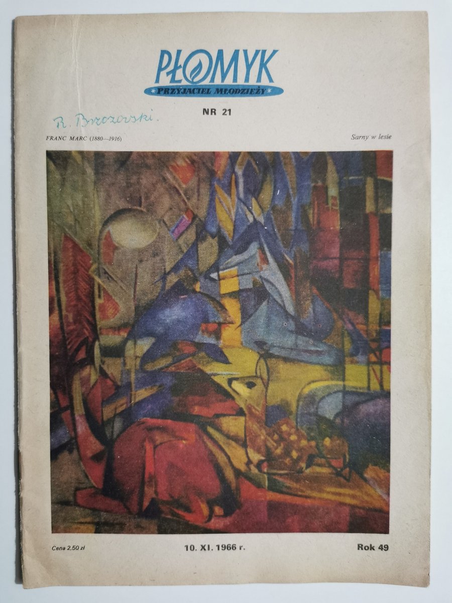 PŁOMYK NUMER 21 1966 - Czasopisma - DLA DZIECI I MŁODZIEŻY