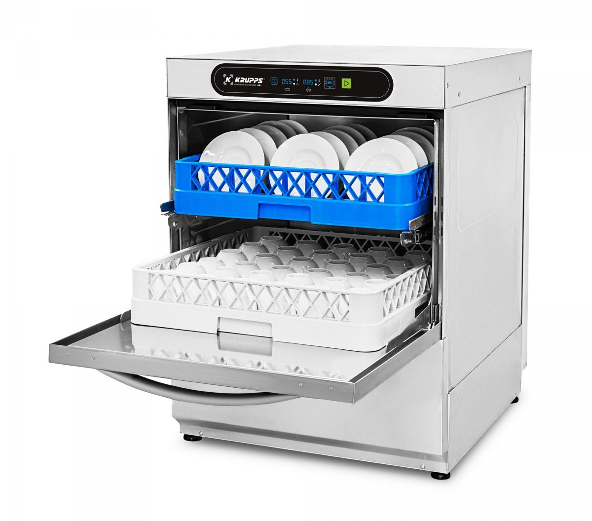 Zmywarka do szkła i talerzy | system podwójnych koszy 500x500 | 230V | KRUPPS CUBE LINE C537E ...