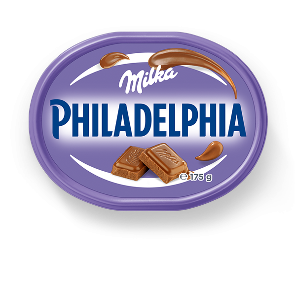 Philadelphia Serek Czekoladowy z Milka 175g - Sery Twarożki - Nabiał ...