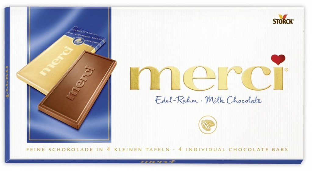 Merci Edel-Rahm Mleczna Czekolada 100g DE - Czekolady - Słodycze i ...