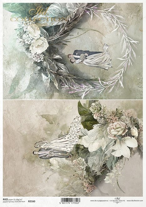 Rice paper R2160*floral motifs, floral motifs, background, wallpaper ...