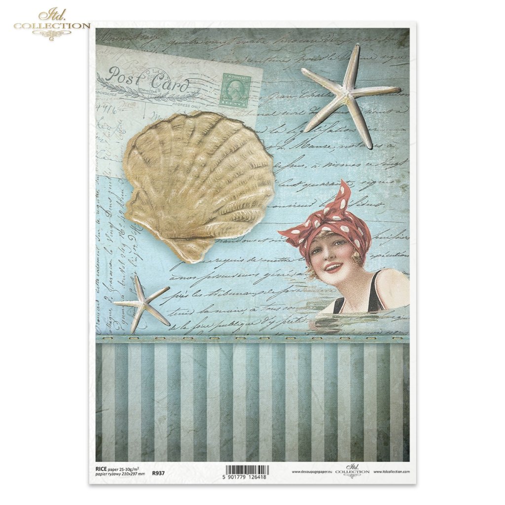 Rice paper R937 - decoupage paper * nautical themes