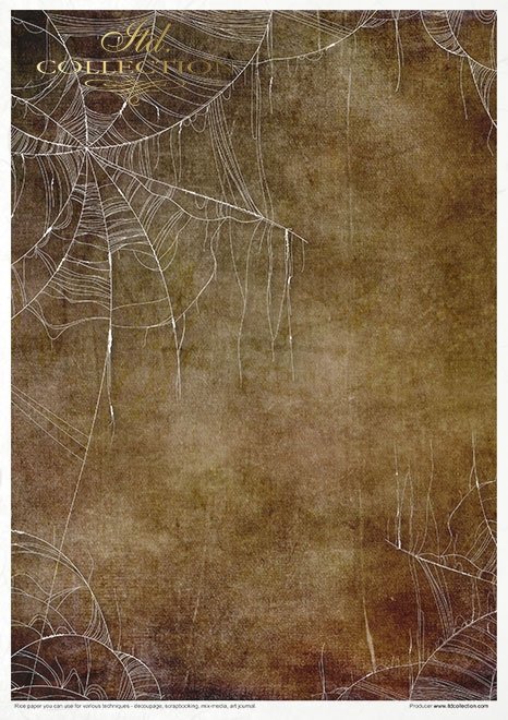 rice paper creative set RP046 - Halloween - mysterious, dark forest ...