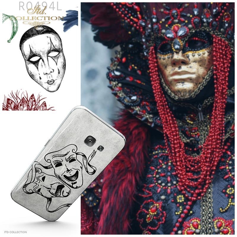 Papel Decoupage Arroz A3 R0494L * Máscaras de carnaval, Pierrot ...