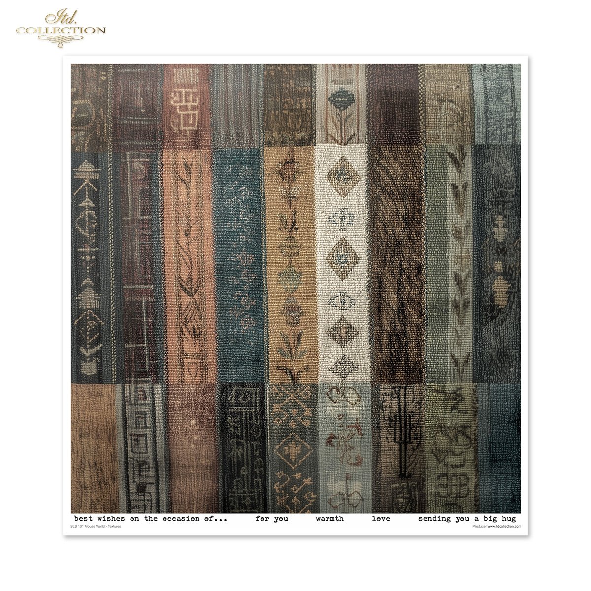 Zestaw do scrapbookingu SLS-101 Mouse World - Textures